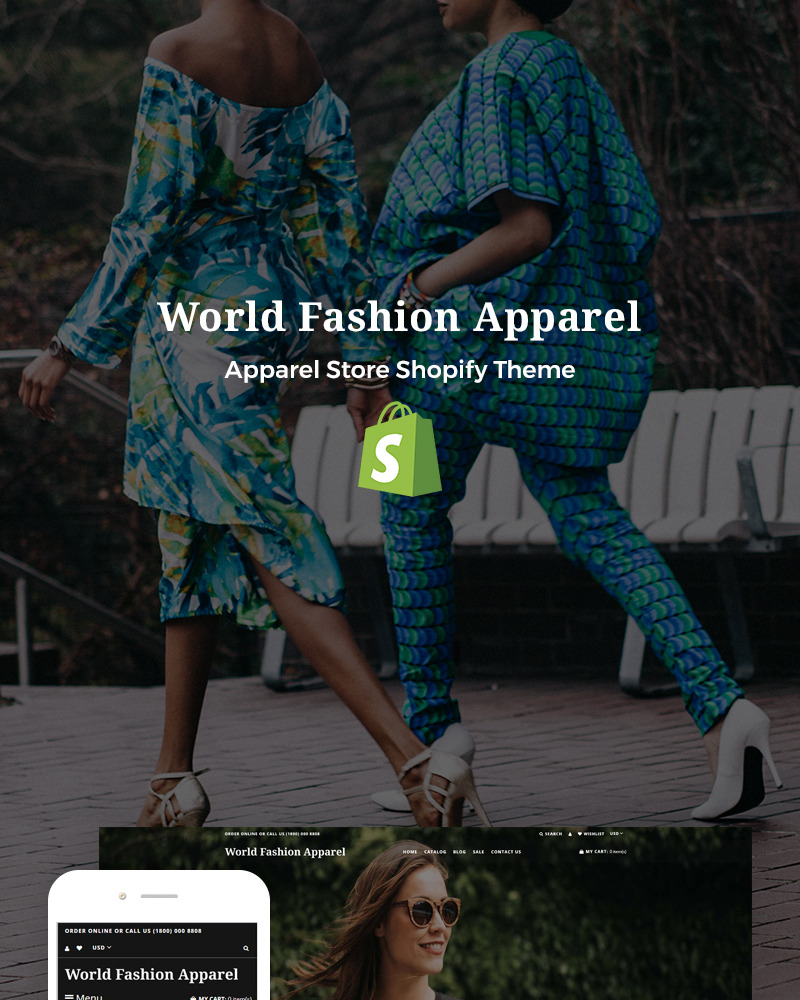 Fashion World Apparel Shopify Theme #73736 - TemplateMonster