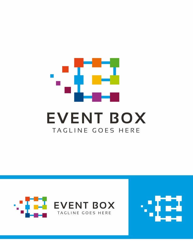 Event Box Logo Template #74220 - TemplateMonster