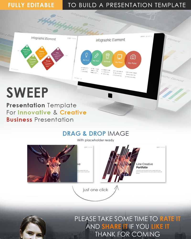 Sweep Presentation PowerPoint Template - TemplateMonster