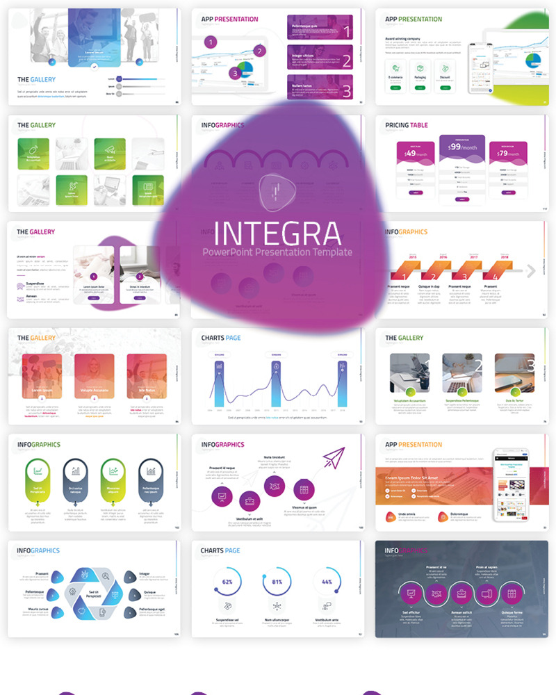 Integra PowerPoint template #74321 - TemplateMonster