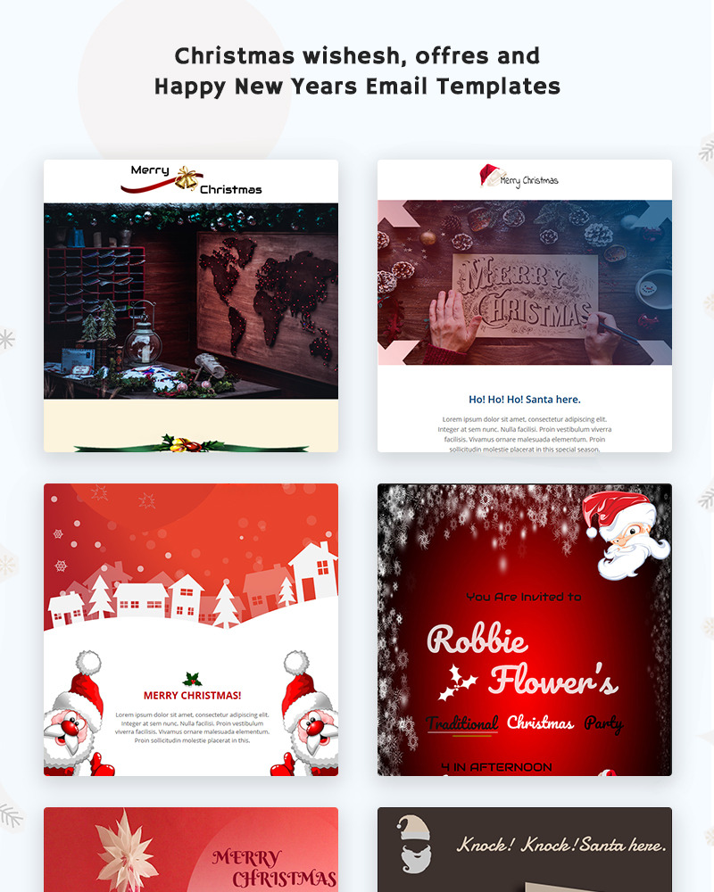 Merry Xmas Responsive Newsletter Template - TemplateMonster