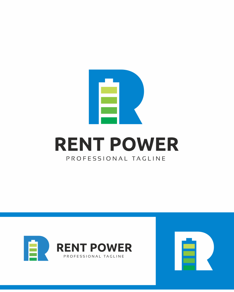 Rent Power Logo Template #74572 - TemplateMonster