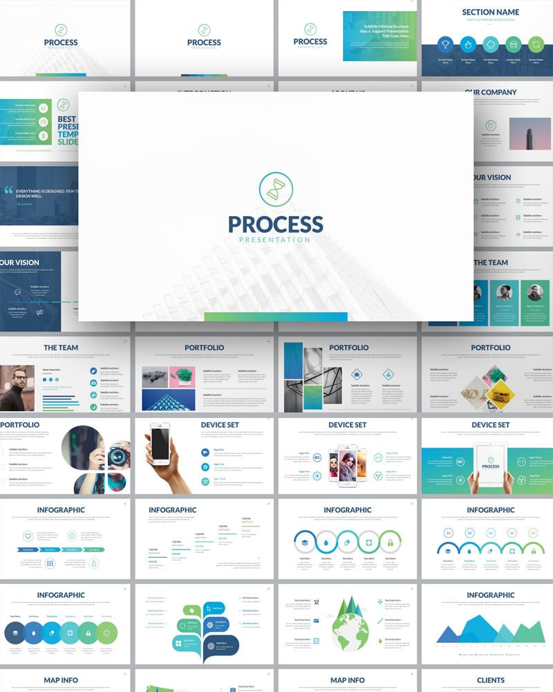 Process - Multipurpose PowerPoint template - TemplateMonster