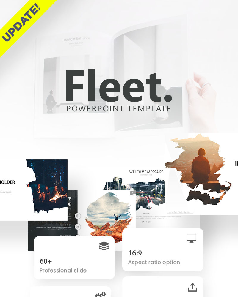 Fleet v.2- Creative Presentation PowerPoint template