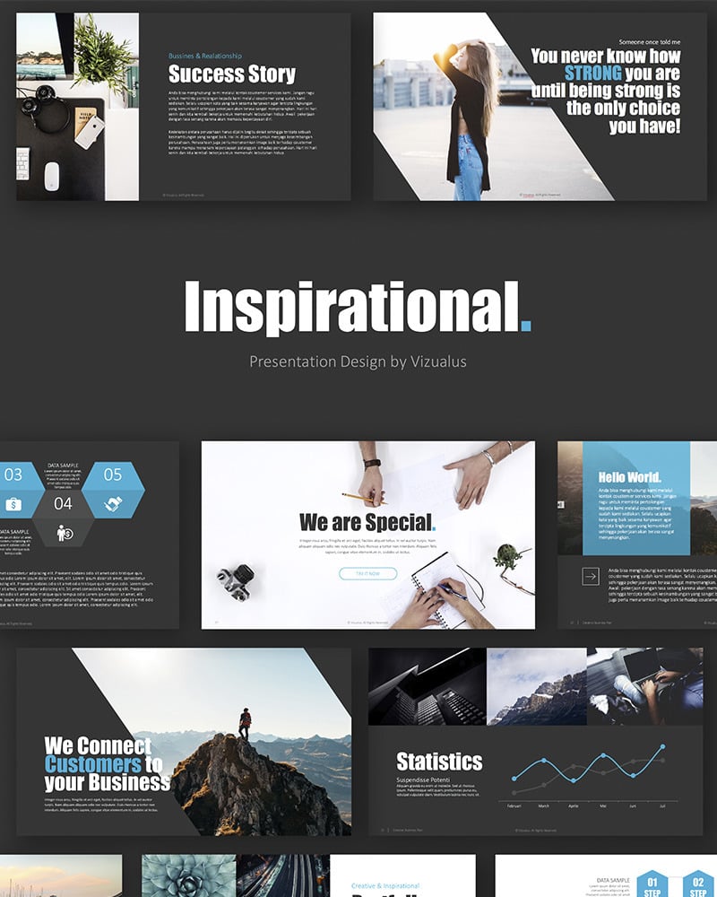Inspirational - - Keynote template #74777 - TemplateMonster