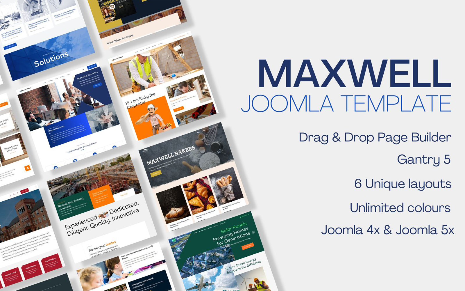 Maxwell Multipurpose Joomla Template - TemplateMonster