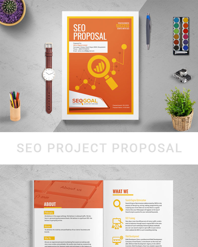 SEO Project Proposal - Corporate Identity Template