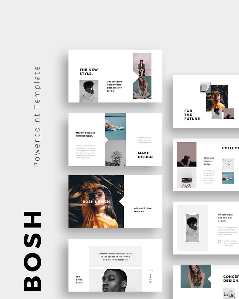 BOSH - PowerPoint template #75404 - TemplateMonster