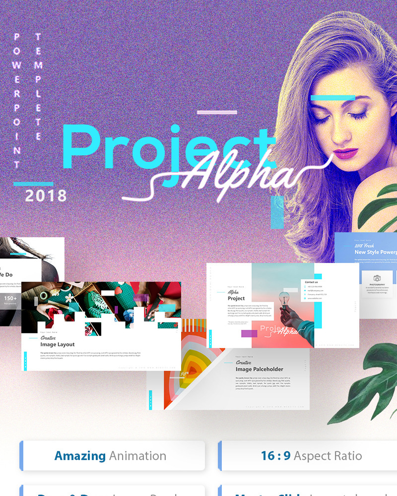 Project Alpha - Business PowerPoint template