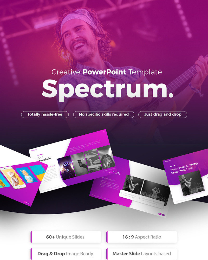 Spectrum - Elegant PowerPoint template - TemplateMonster