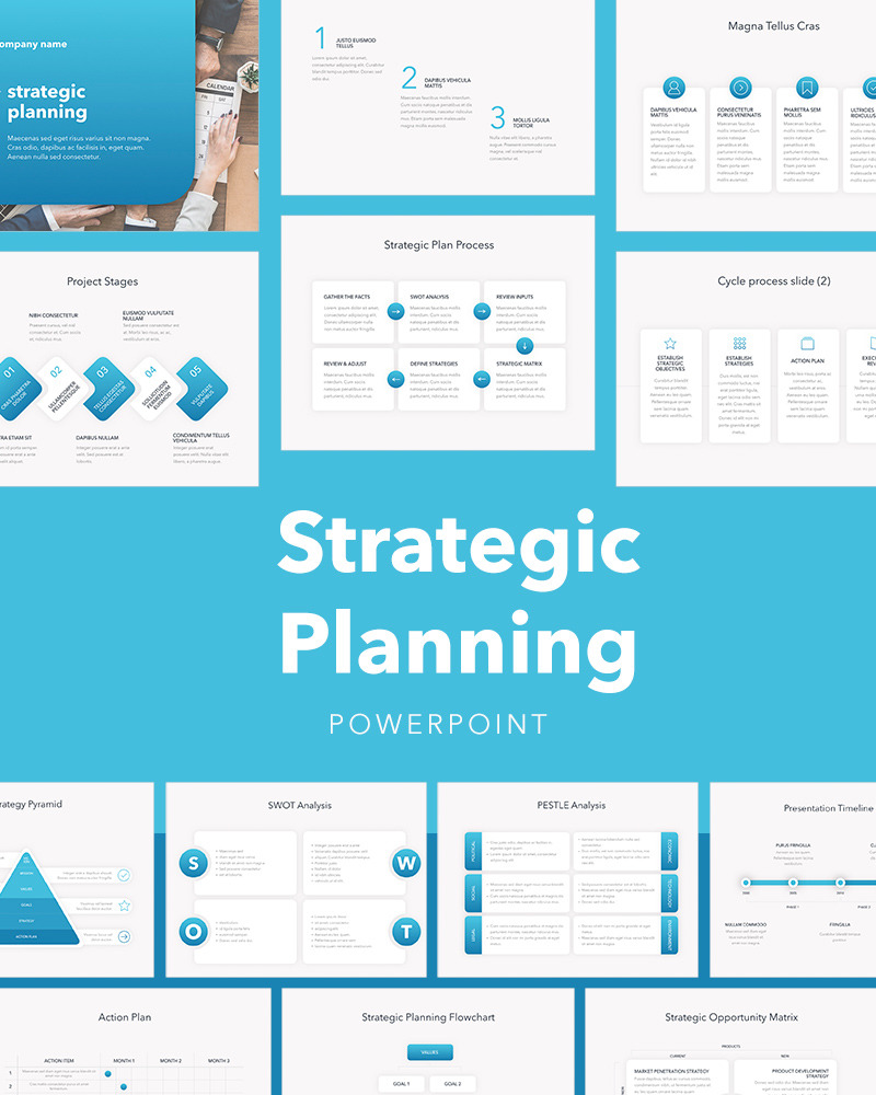 Modèle PowerPoint de planification stratégique