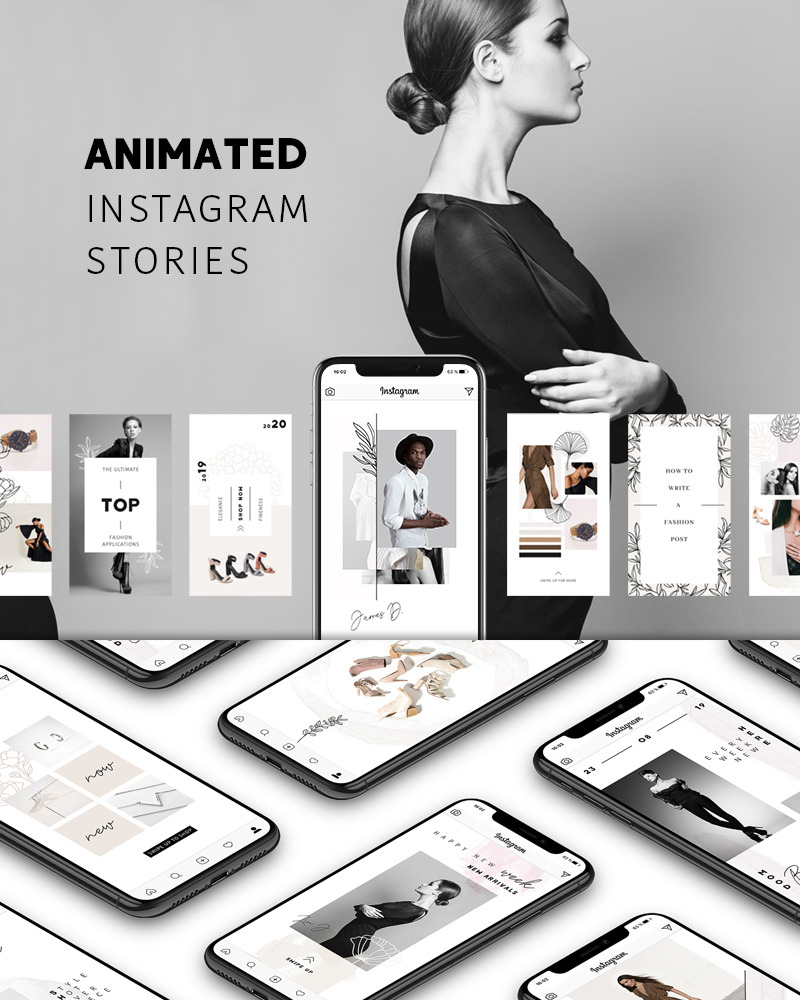 ANIMATED Instagram Stories – Pure Social Media Template
