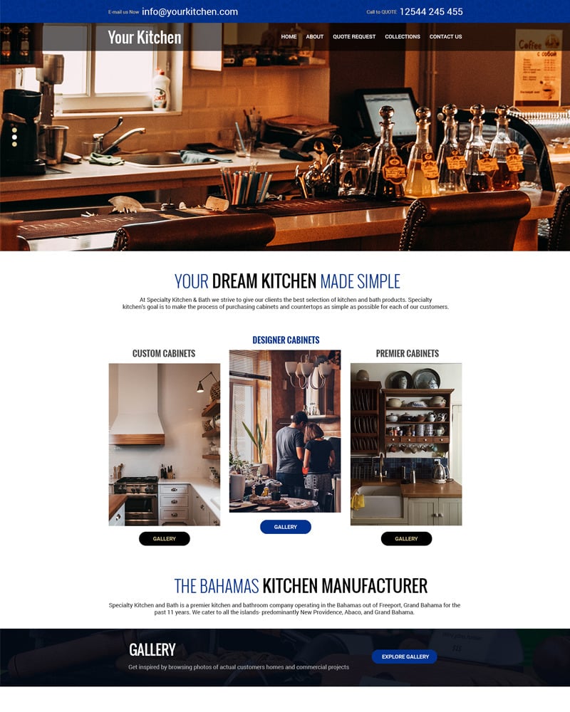 YourKitchen - Multipurpose Kitchen PSD Template