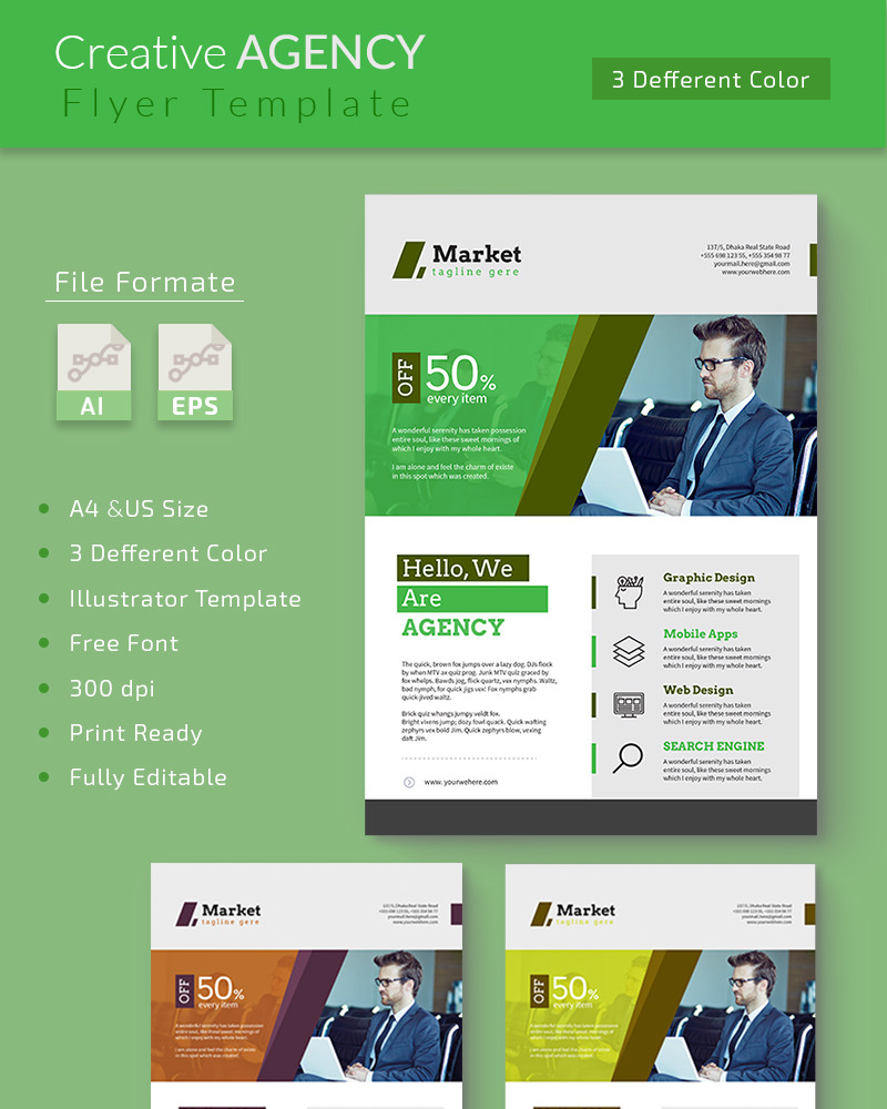Multifunctional Business Flyer - Corporate Identity Template