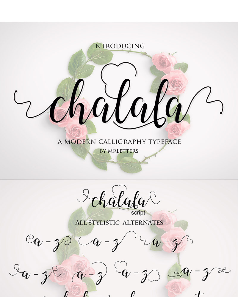 Chalala Cursive Font #76198 - TemplateMonster