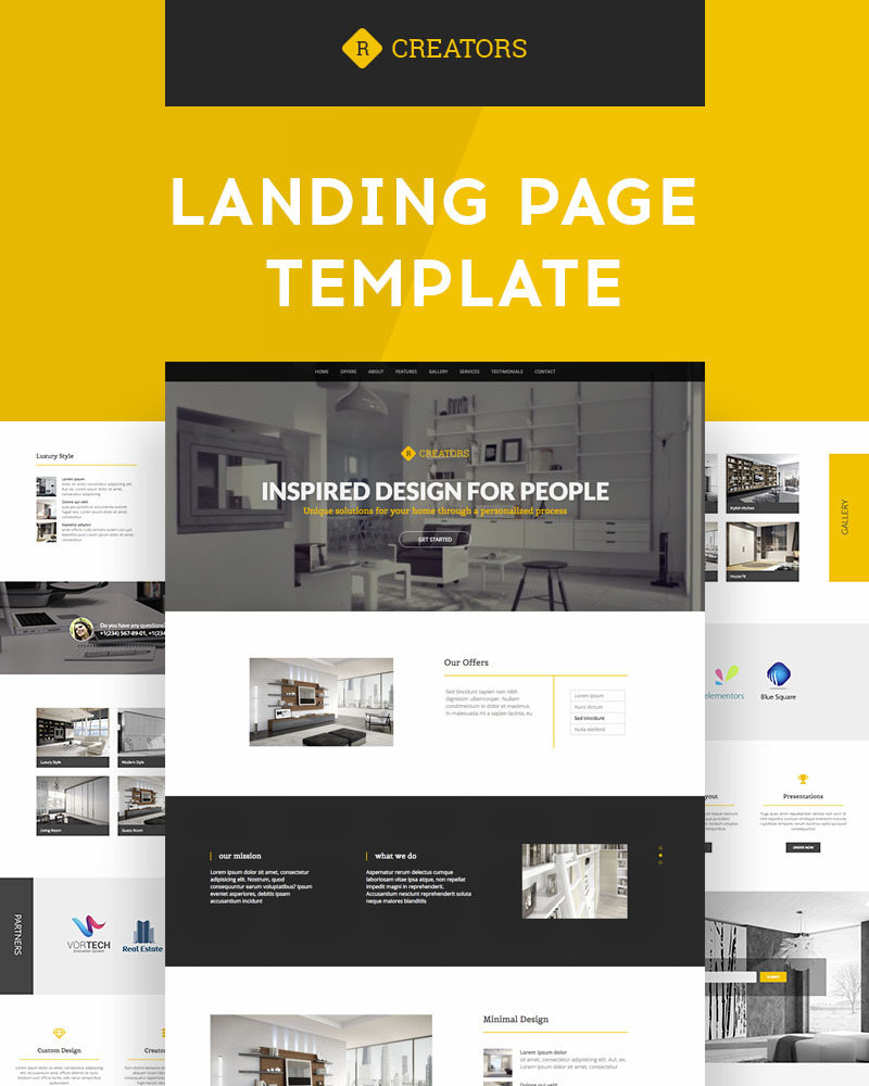 Creators | Responsive Landing Page Template - TemplateMonster