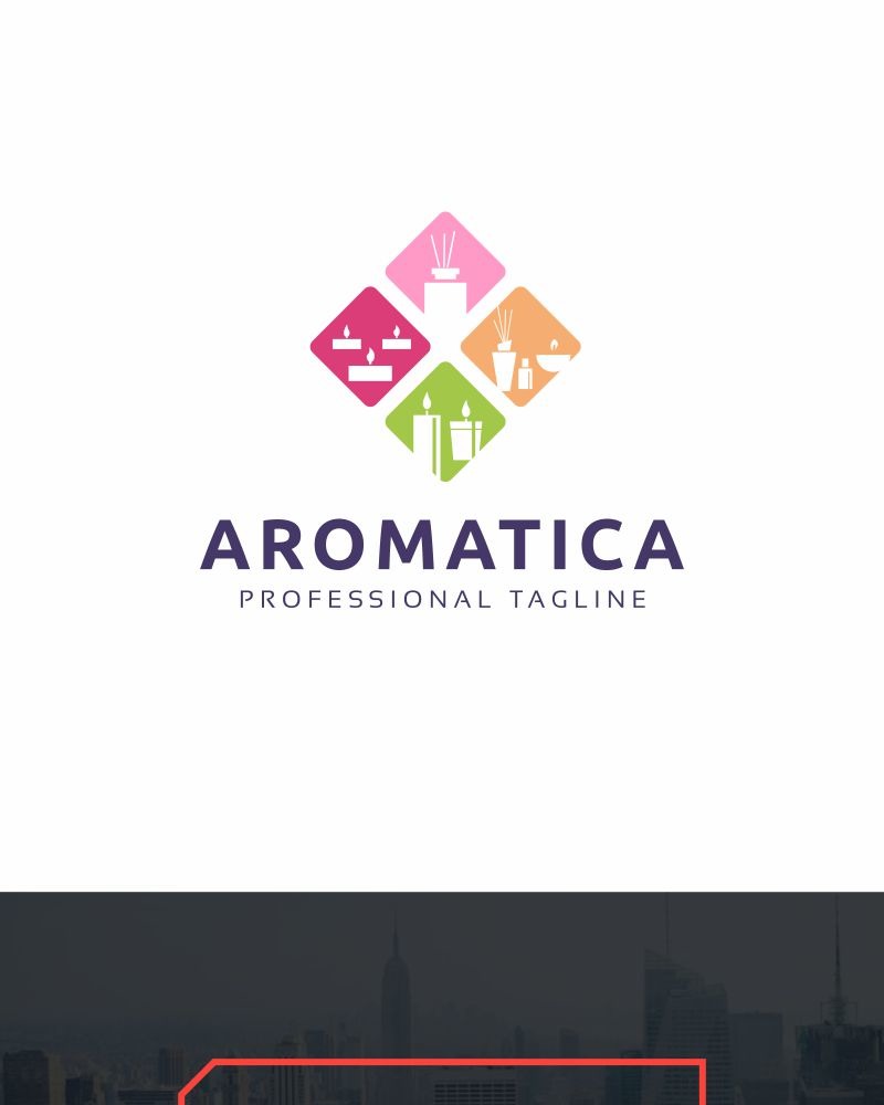 Aromatica Logo Template #76390 - TemplateMonster