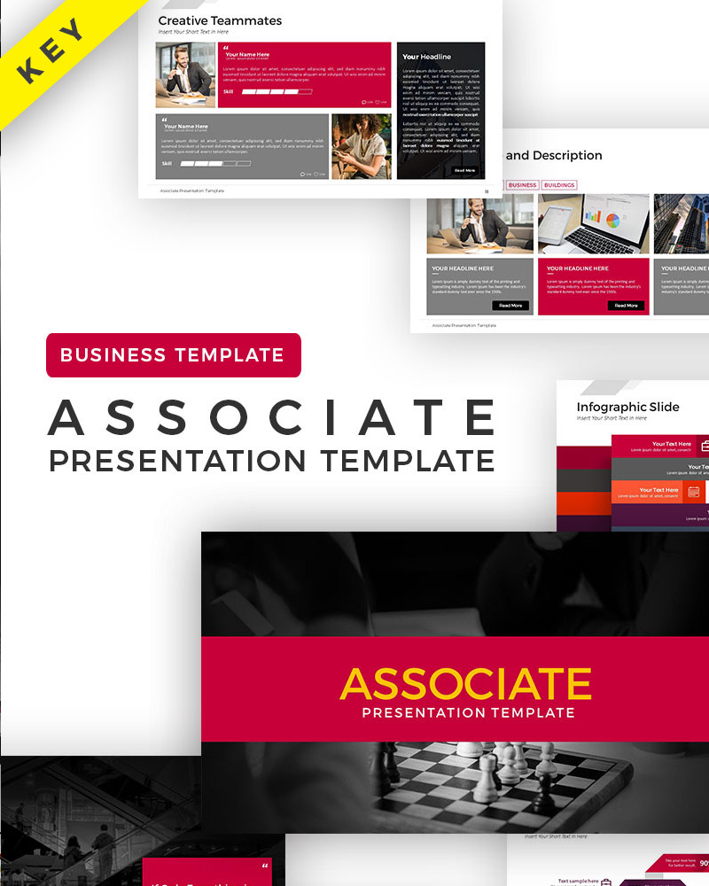 Associate - - Keynote template #76395 - TemplateMonster