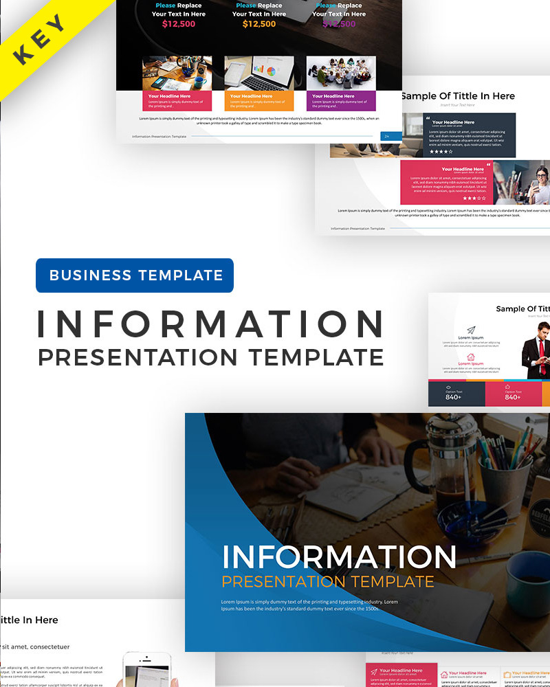 Information Presentation - - Keynote template