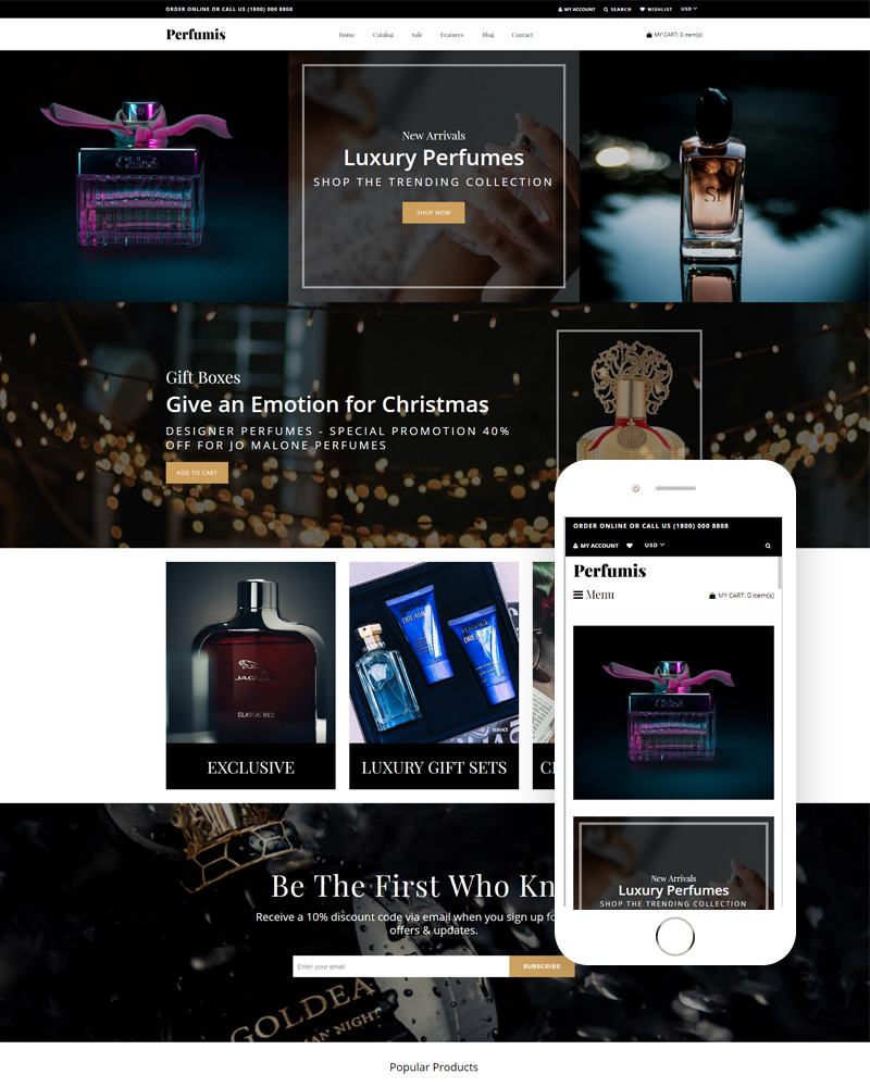 Perfumis - Perfume Responsive Luxury Shopify Theme