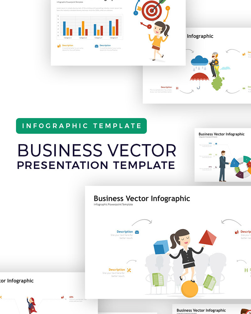 Business Vector Presentation - Infographic PowerPoint template
