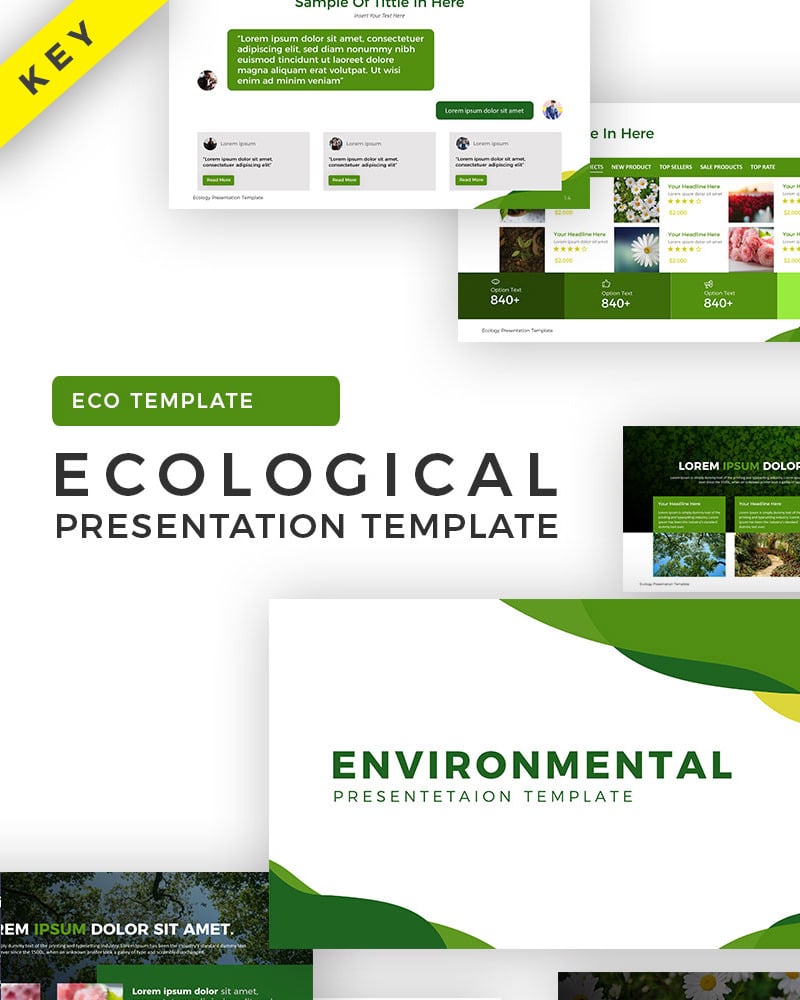 Ecology Presentation - - Keynote template - TemplateMonster