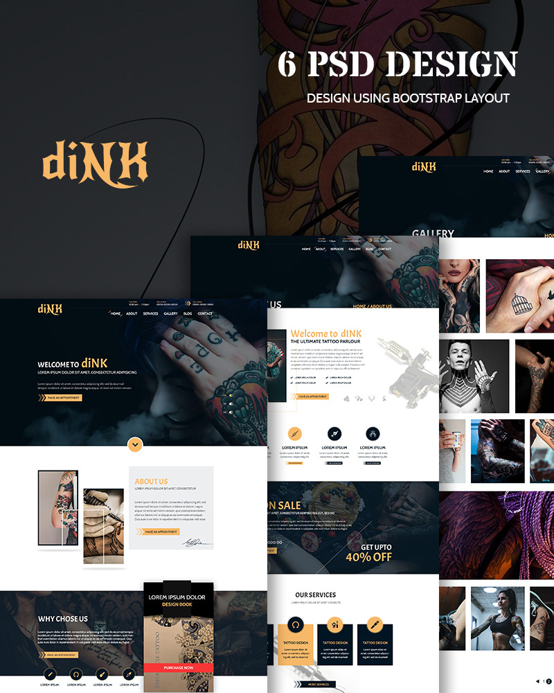 DiNK - Multipurpose Directory PSD Template - TemplateMonster