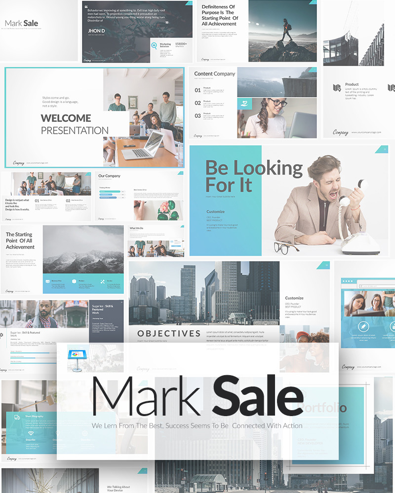 Mark Sale - Keynote template #76648 - TemplateMonster