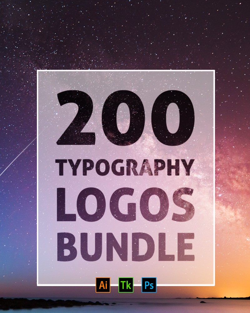 200 Typography Logos Logo Template #76677 - TemplateMonster