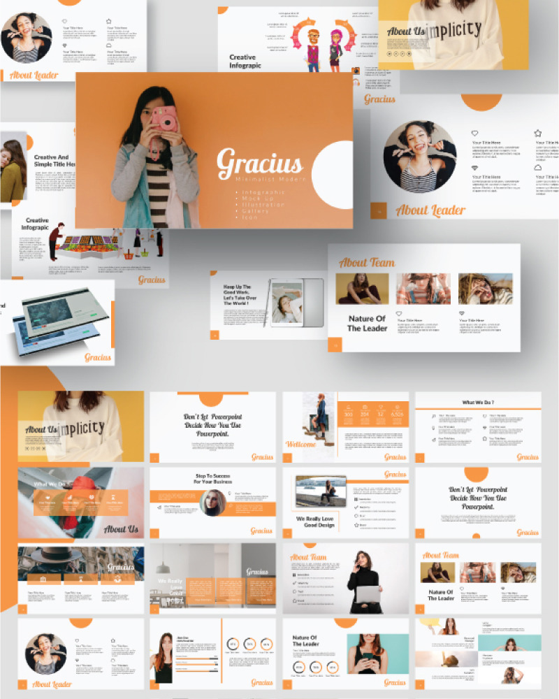 Gracius PowerPoint template #76933 - TemplateMonster