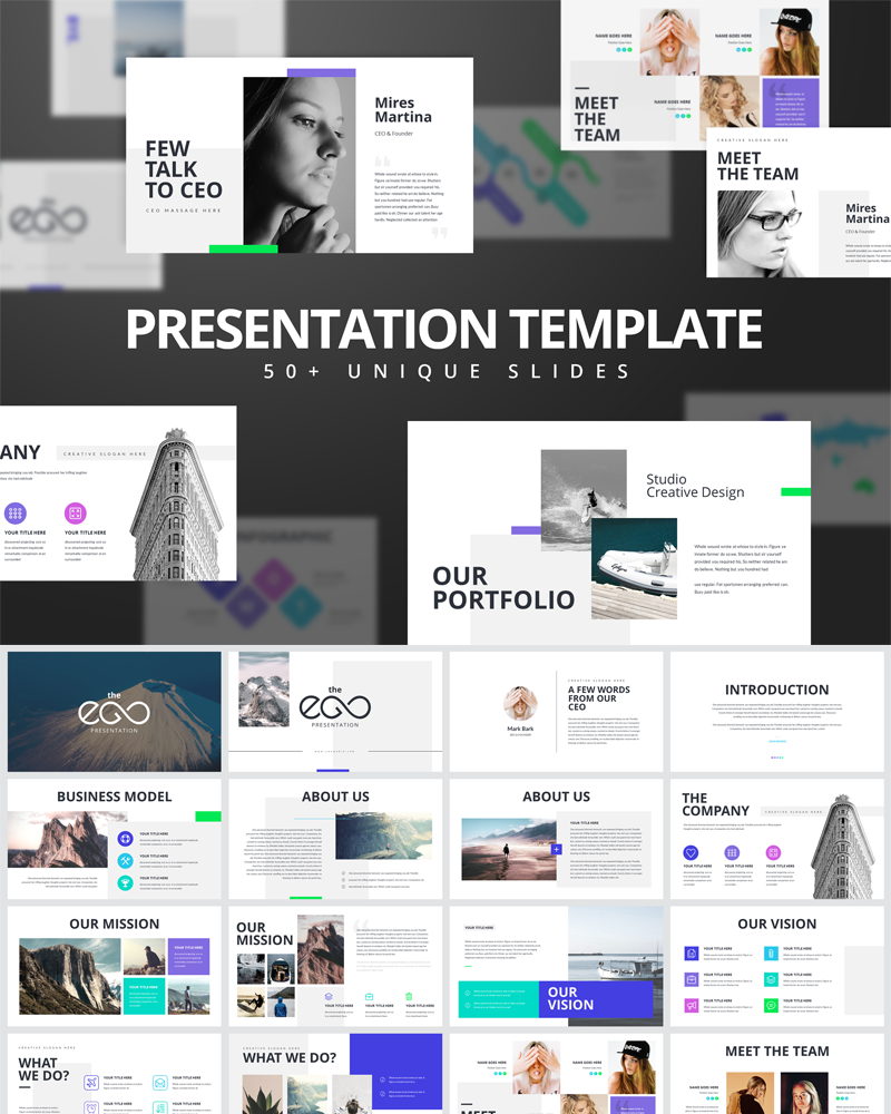 EGO-Multipurpose Business PowerPoint template