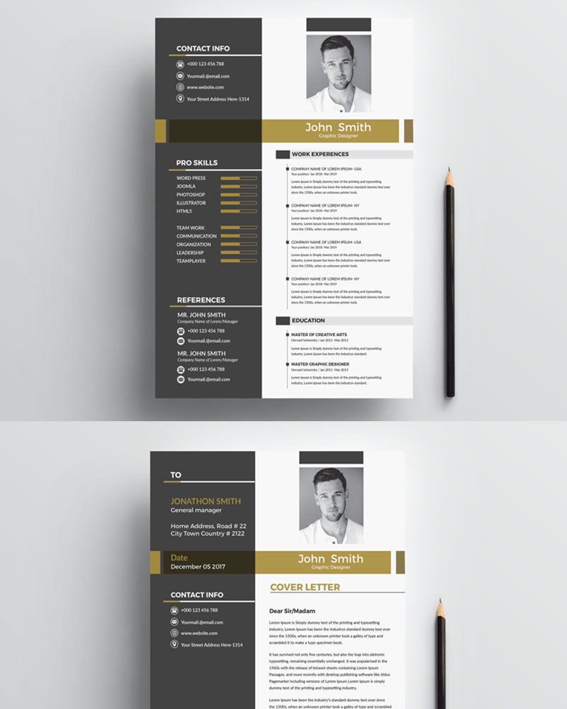 John Smith Resume Template #77401 - TemplateMonster