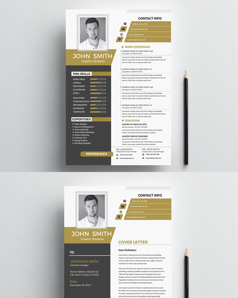John Smith Resume Template #77579 - TemplateMonster