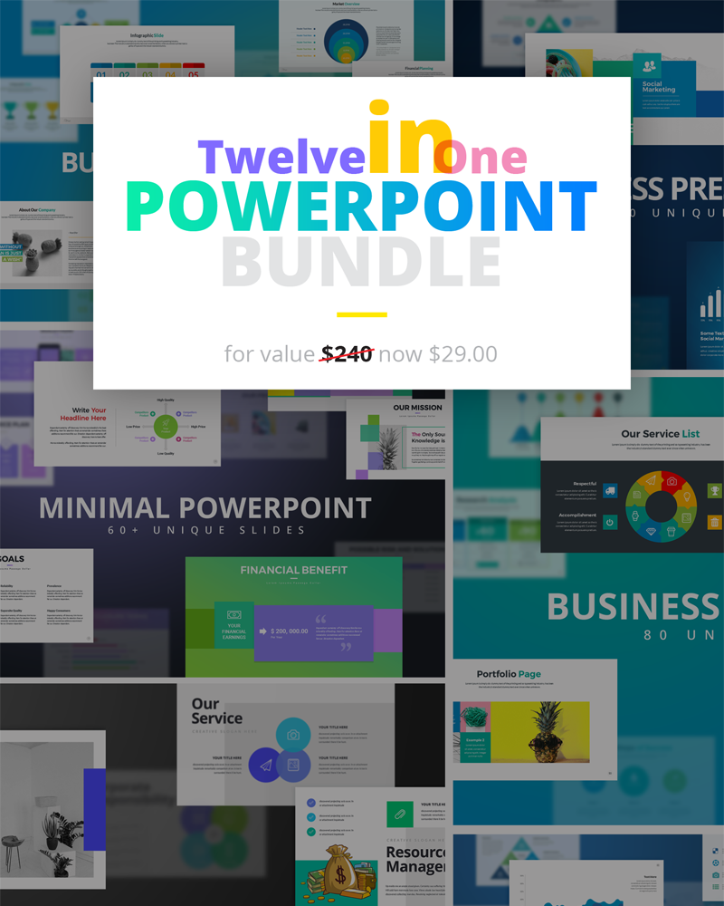 12in1 PowerPoint Presentation PowerPoint template