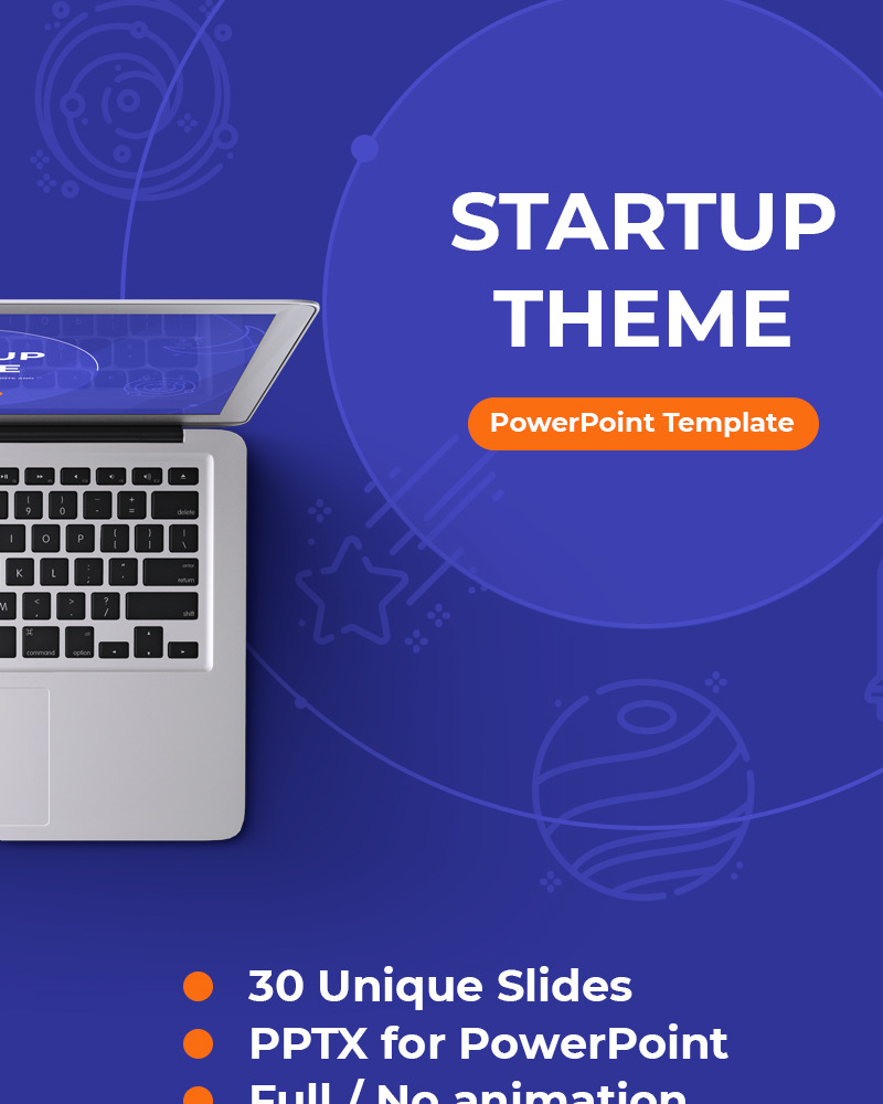 Startup Theme for PowerPoint template - TemplateMonster