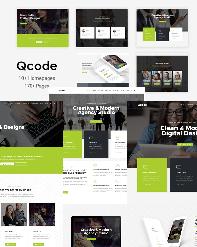 Qcode - Responsive MultiPurpose Joomla 5 Template