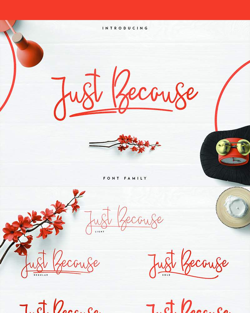 Just Because Font #77953 - TemplateMonster