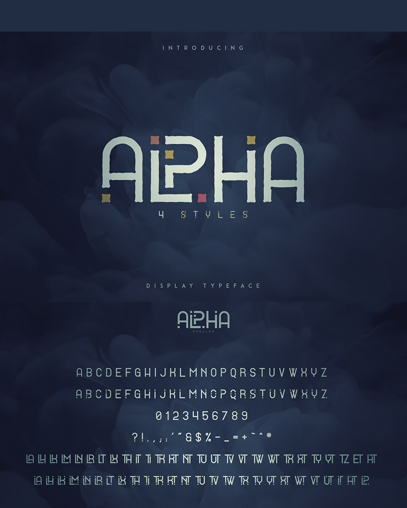 Alpha Font #78024 - TemplateMonster