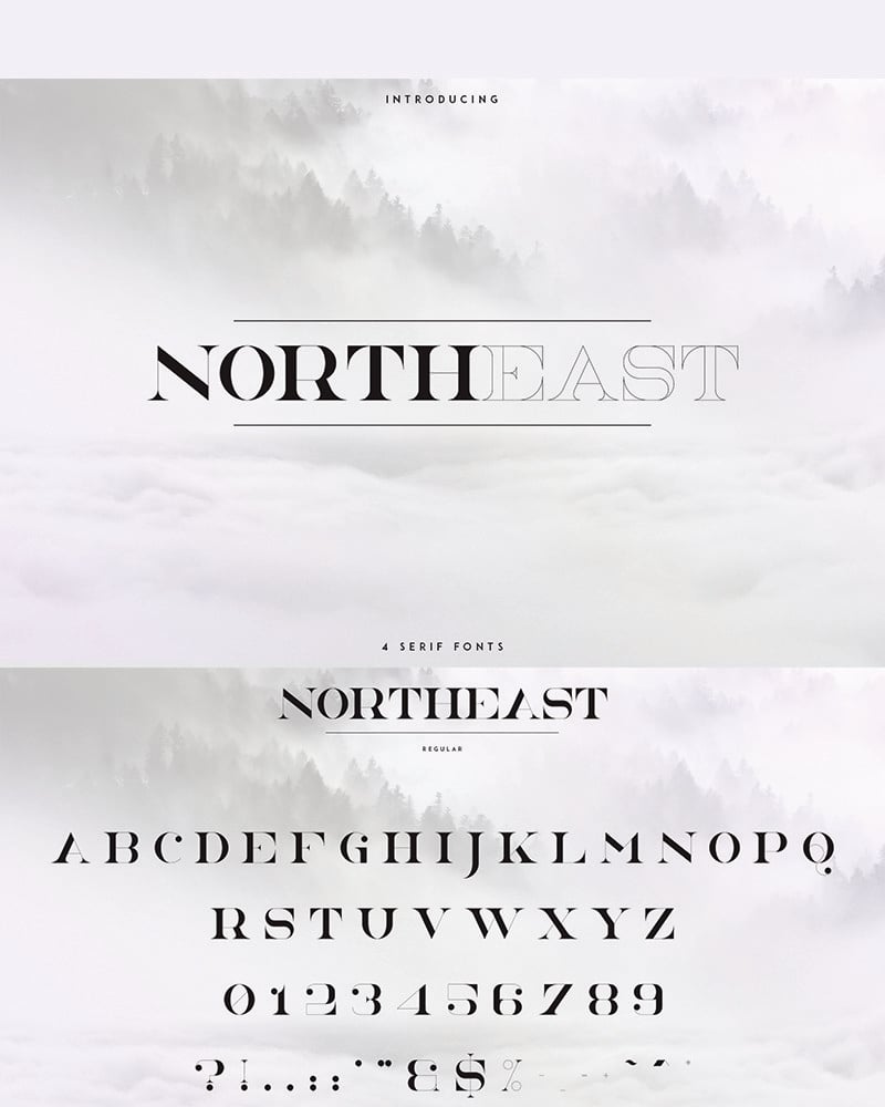 NorthEast Font #78010 - TemplateMonster