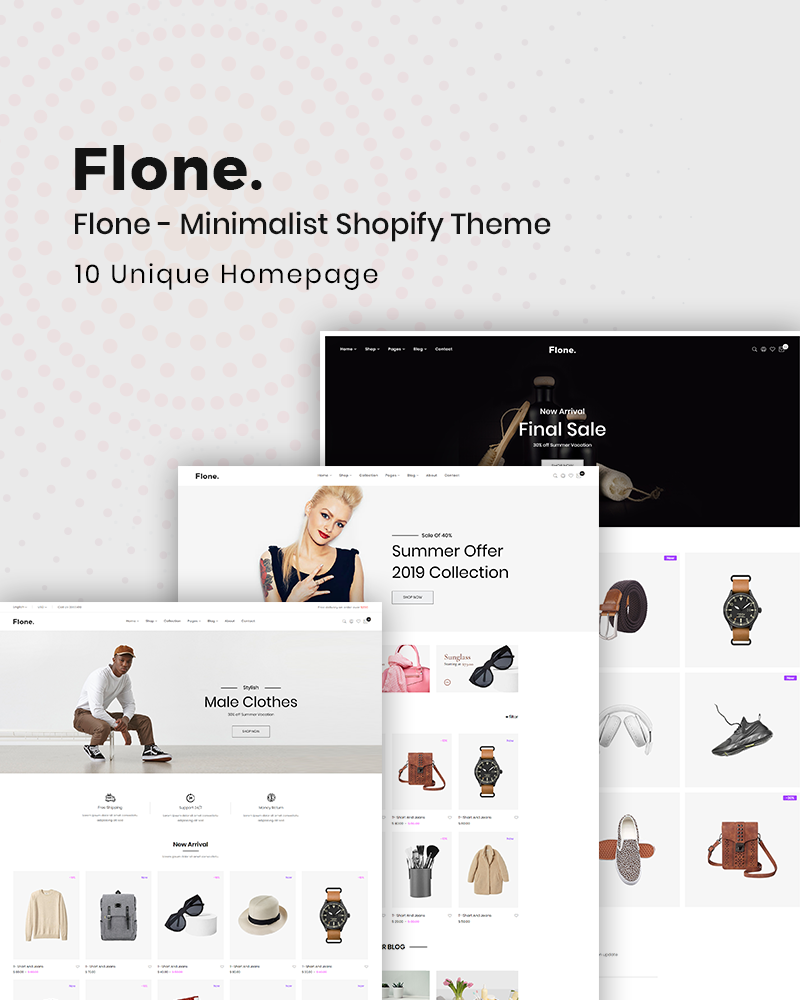Flone - Minimalis Shopify Theme #78295 - TemplateMonster Flone - Minimalis Shopify Theme #78295 - TemplateMonster