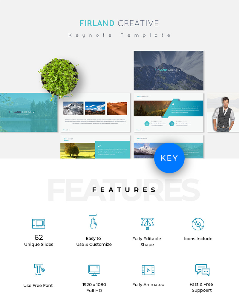 Firland - Keynote template #78371 - TemplateMonster