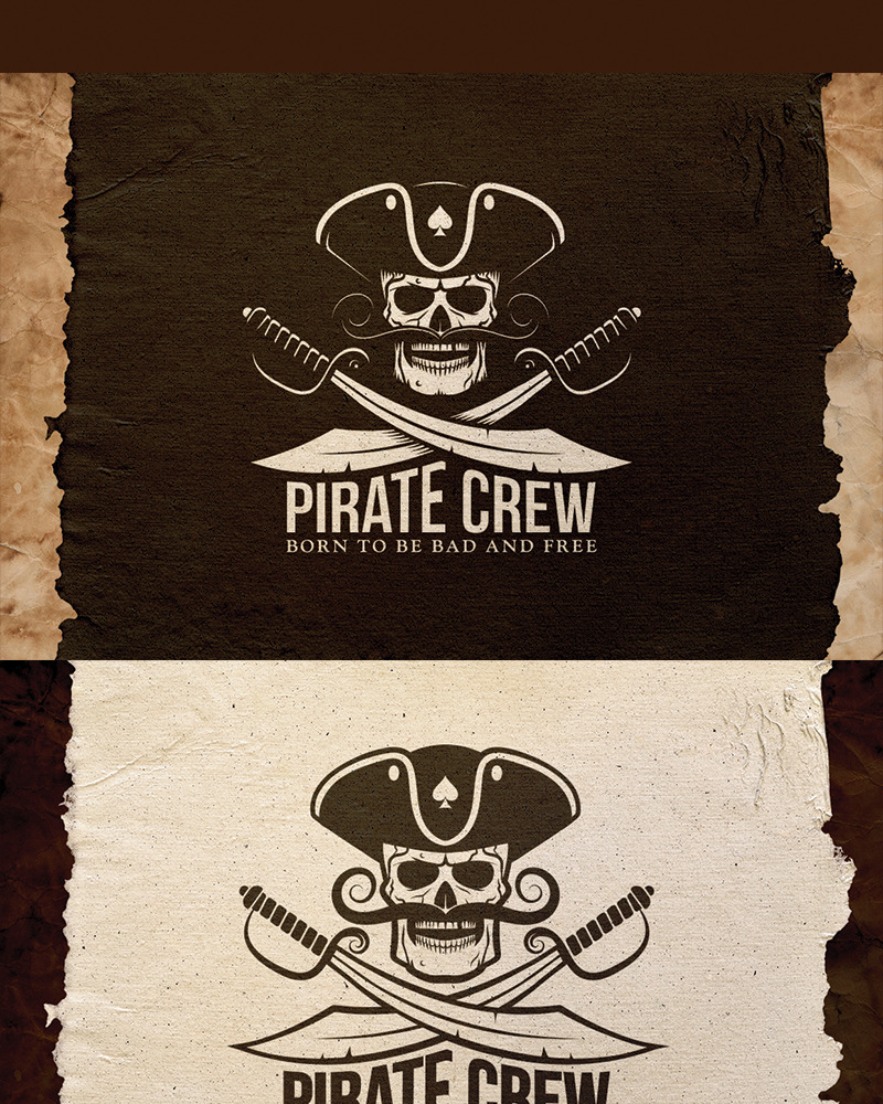 Pirate Crew Emblem - Illustration #78360 - TemplateMonster
