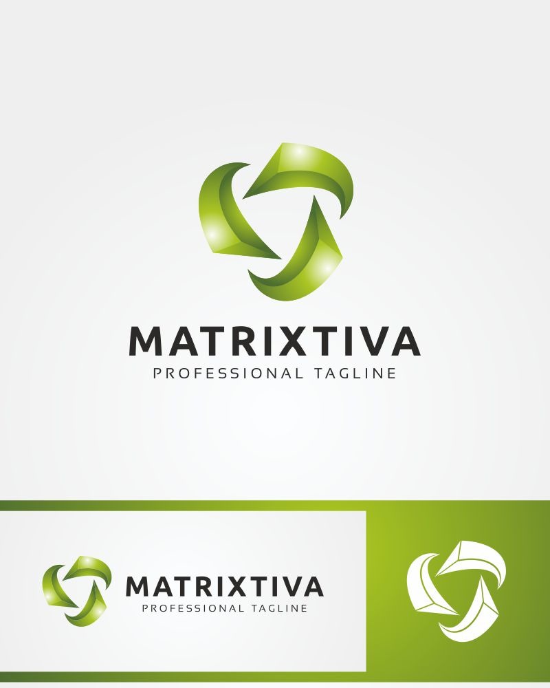 Matrix Rotation Logo Template #78505 - TemplateMonster