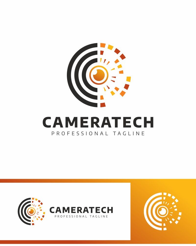 Secure Eye / Camera - Logo Template #78843 - TemplateMonster