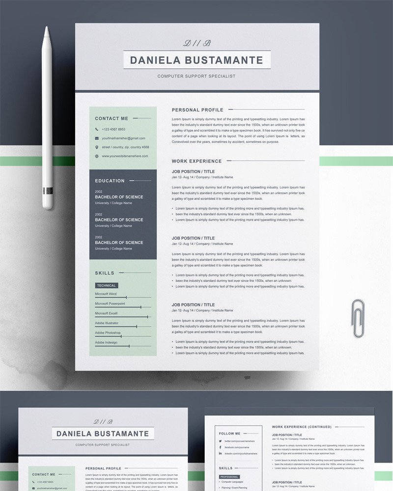Daniela CV-mall #79046 - TemplateMonster