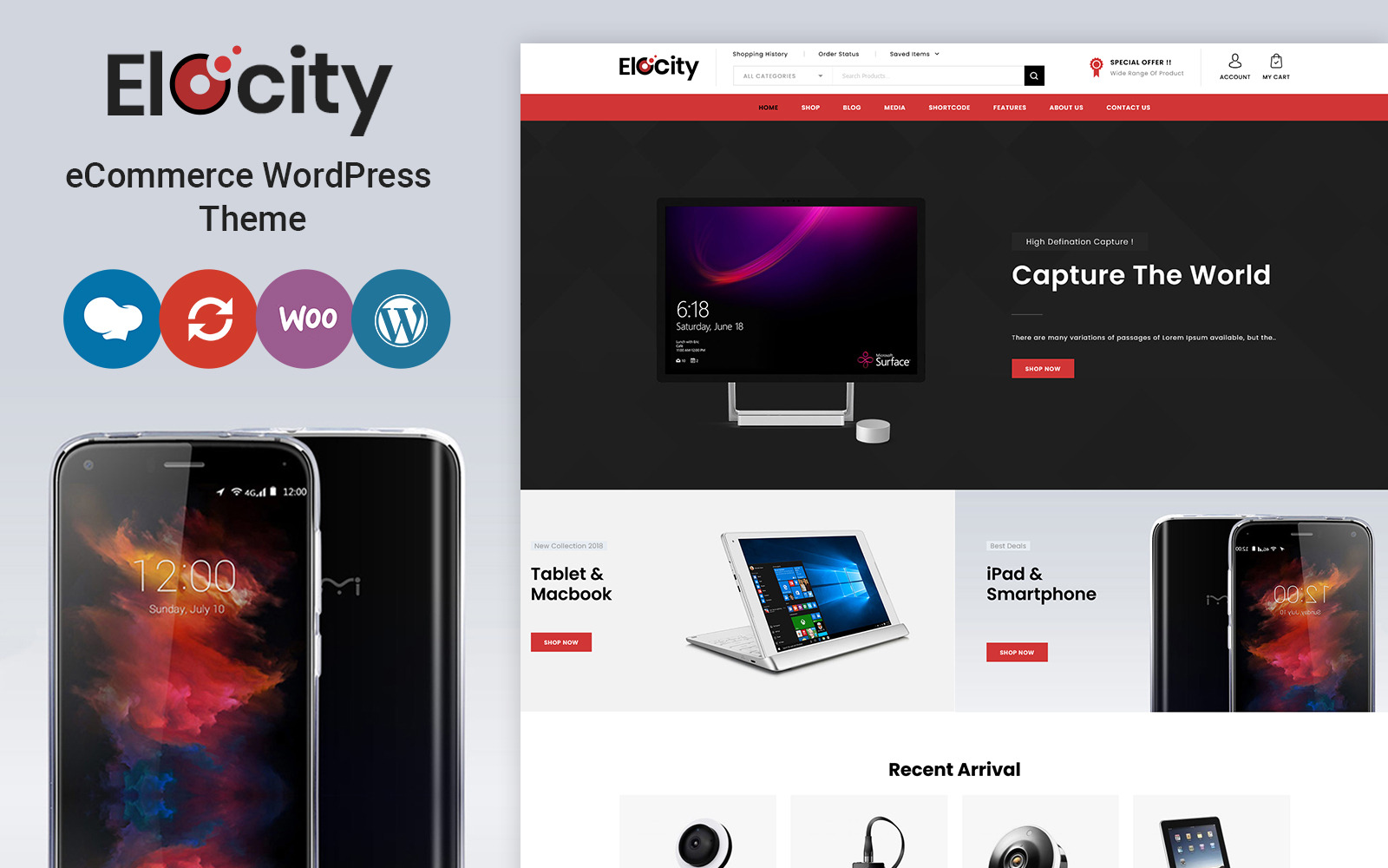 Elocity - Electronics WooCommerce Theme - TemplateMonster