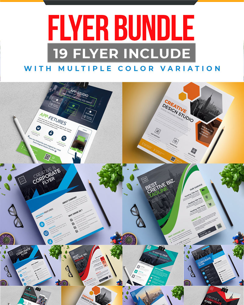 19 Flyer Bundle - Corporate Identity Template 19 Flyer Bundle - Corporate Identity Template