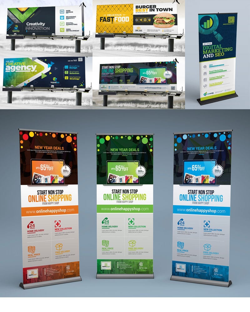 Signage Template | 30+ Individual Items Bundle