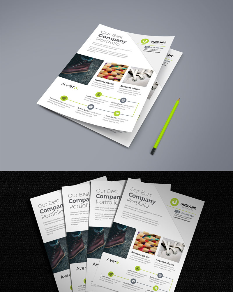 Company Portfio Flyer - Corporate Identity Template