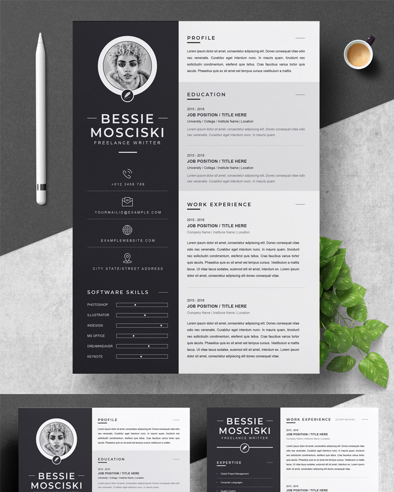 Princess Resume Template #79428 - TemplateMonster